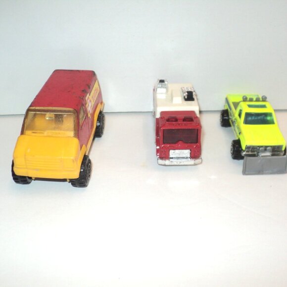 Toys | Lot Of 3 Diecast Trucks Tonka Ambulance Hot Wheels Ecology ...
